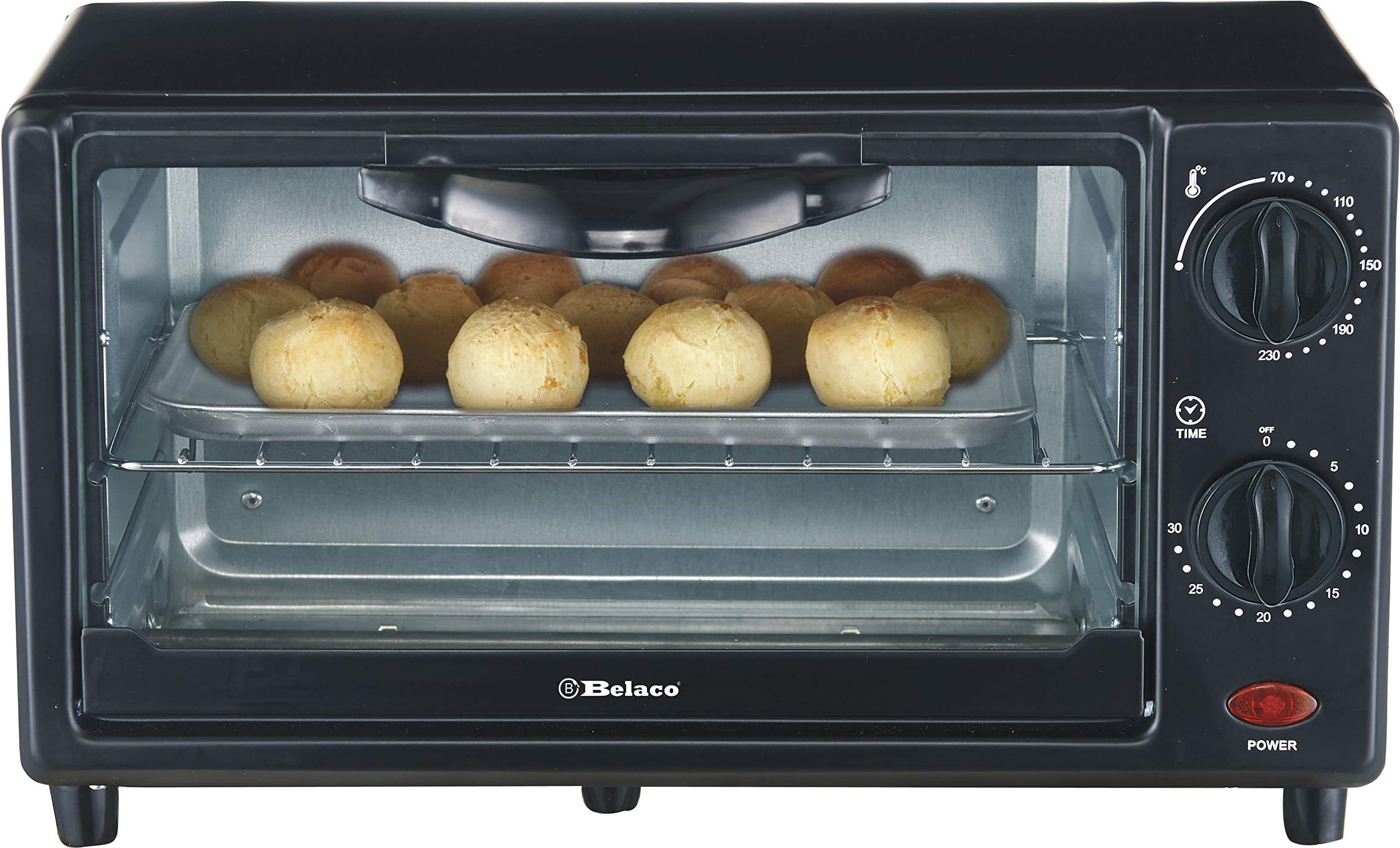 Belaco Mini 9L Toaster Oven Tabletop Cooking Baking Portable Oven 650w ...