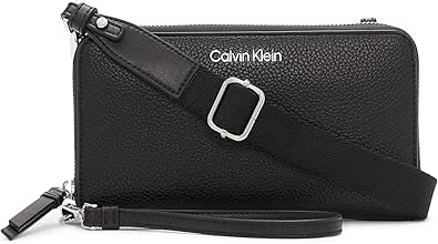 Calvin Klein Marble Organizational Wallet On a String Crossbody ...