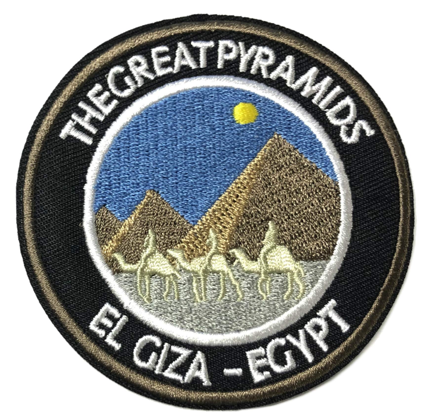 Buy The Great Pyramids 3" Embroidered Patch Iron Sew-on Ancient Wonders ...
