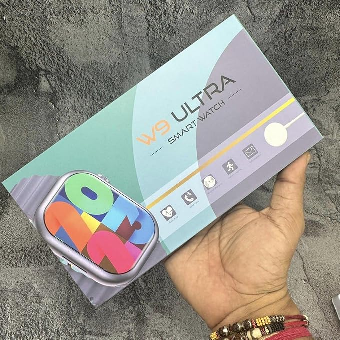 W9 Ultra Smart Watch 2.09'' (49mm) Infinite Display, Wireless Charging ...