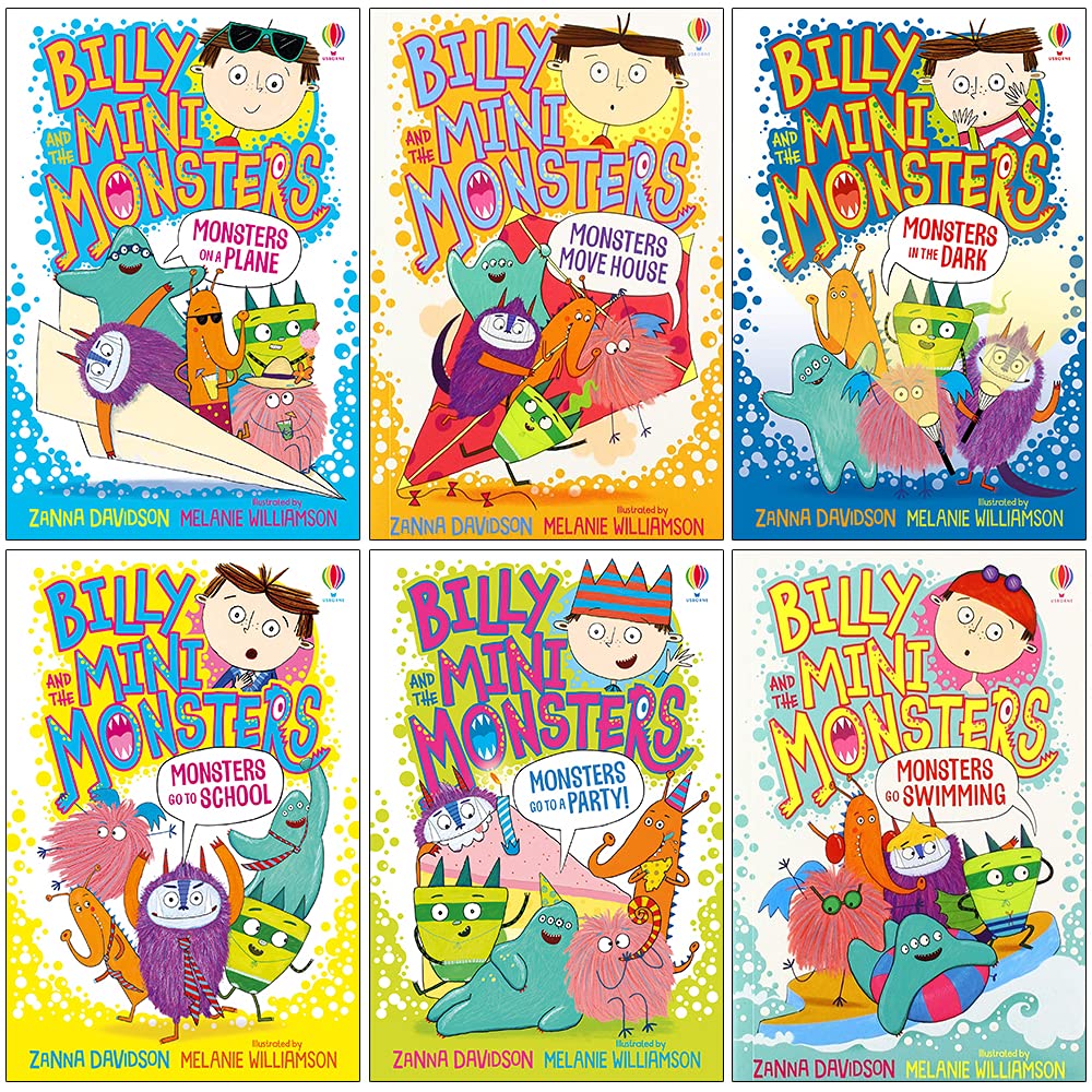 Billy and the Mini Monsters Series Books 1 - 6 Collection Set by Zanna ...