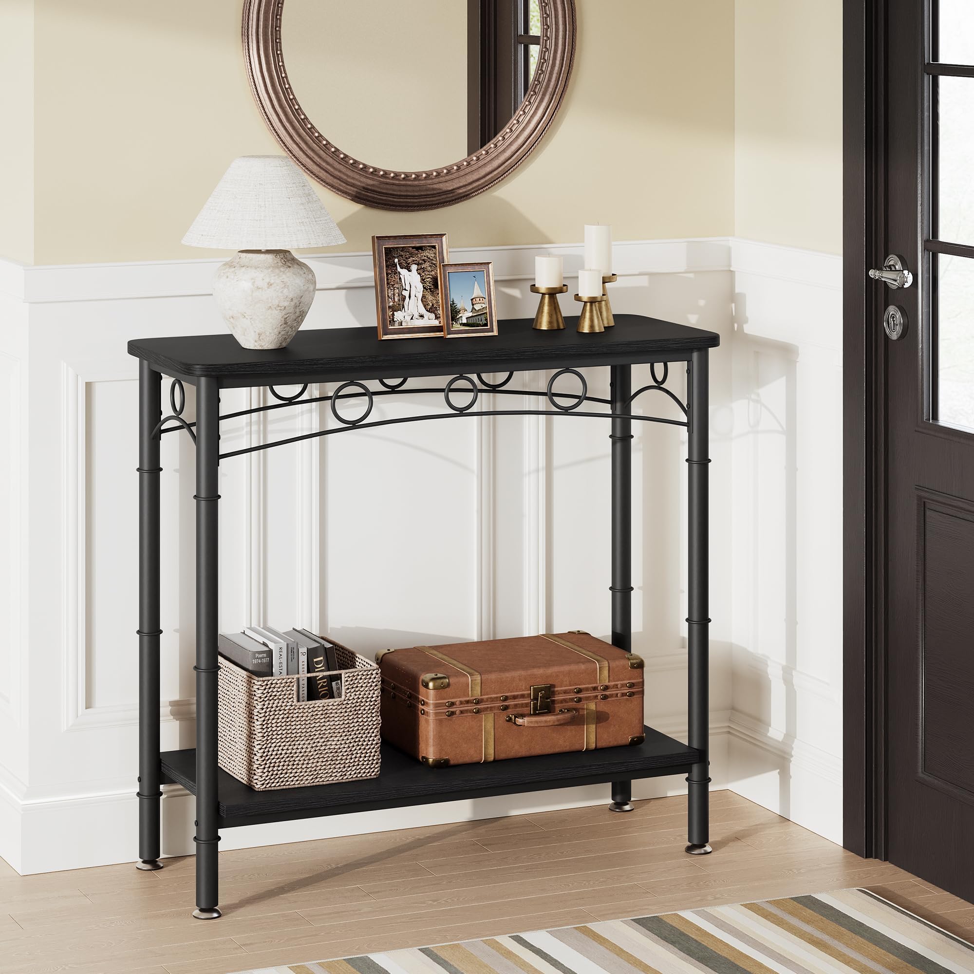 Amazon.com: GAOMON Small Console Table, 31.5" L x 11.8" W x 31.8" H ...