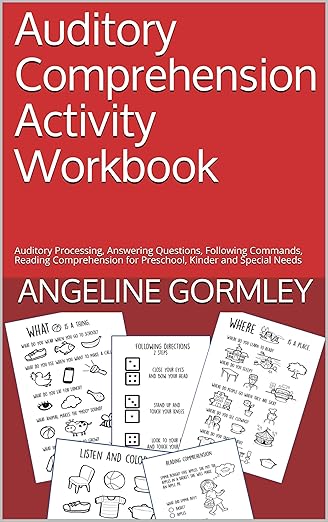 Amazon.com: Auditory Comprehension Activity Workbook: Auditory ...