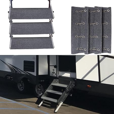 Amazon.com: weruisi RV Step Covers 3 Pack RV Step Rugs Wrap Around ...