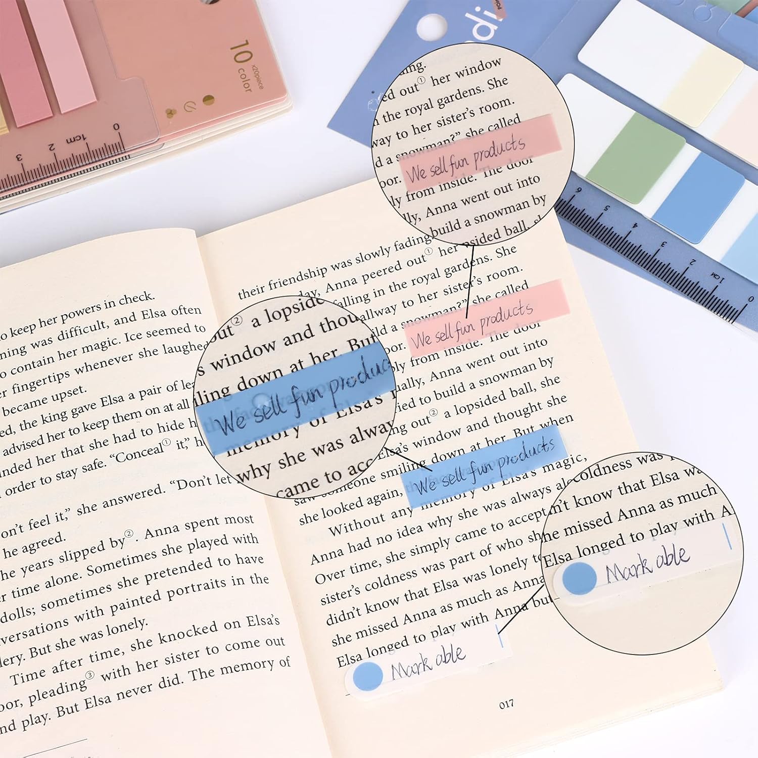 1320 Pieces Sticky Notes Flags Index Tabs, 66 Color Index Tabs Index ...