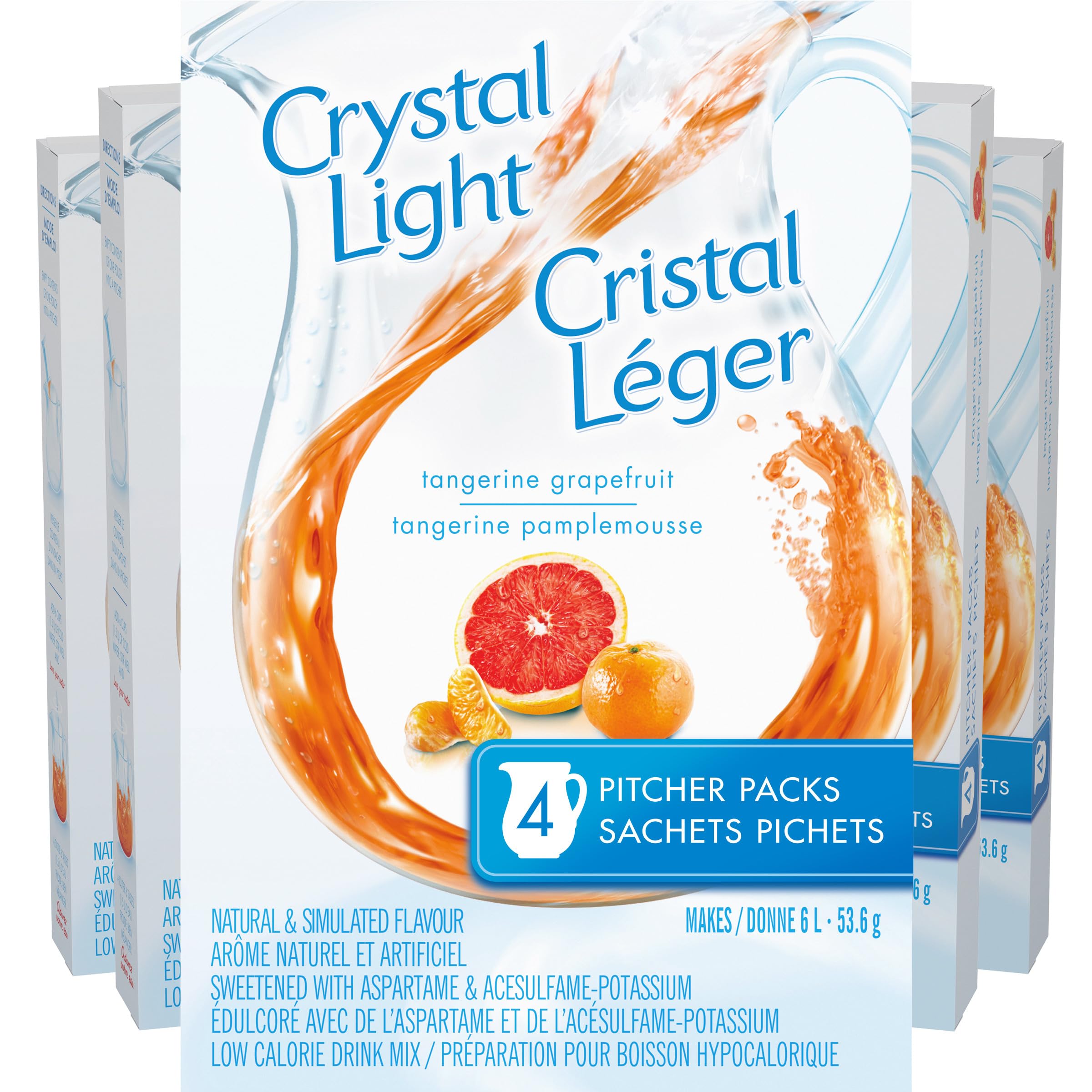 Crystal Light Pitcher Packs, Tangerine Grapefruit : Amazon.ca: Grocery ...