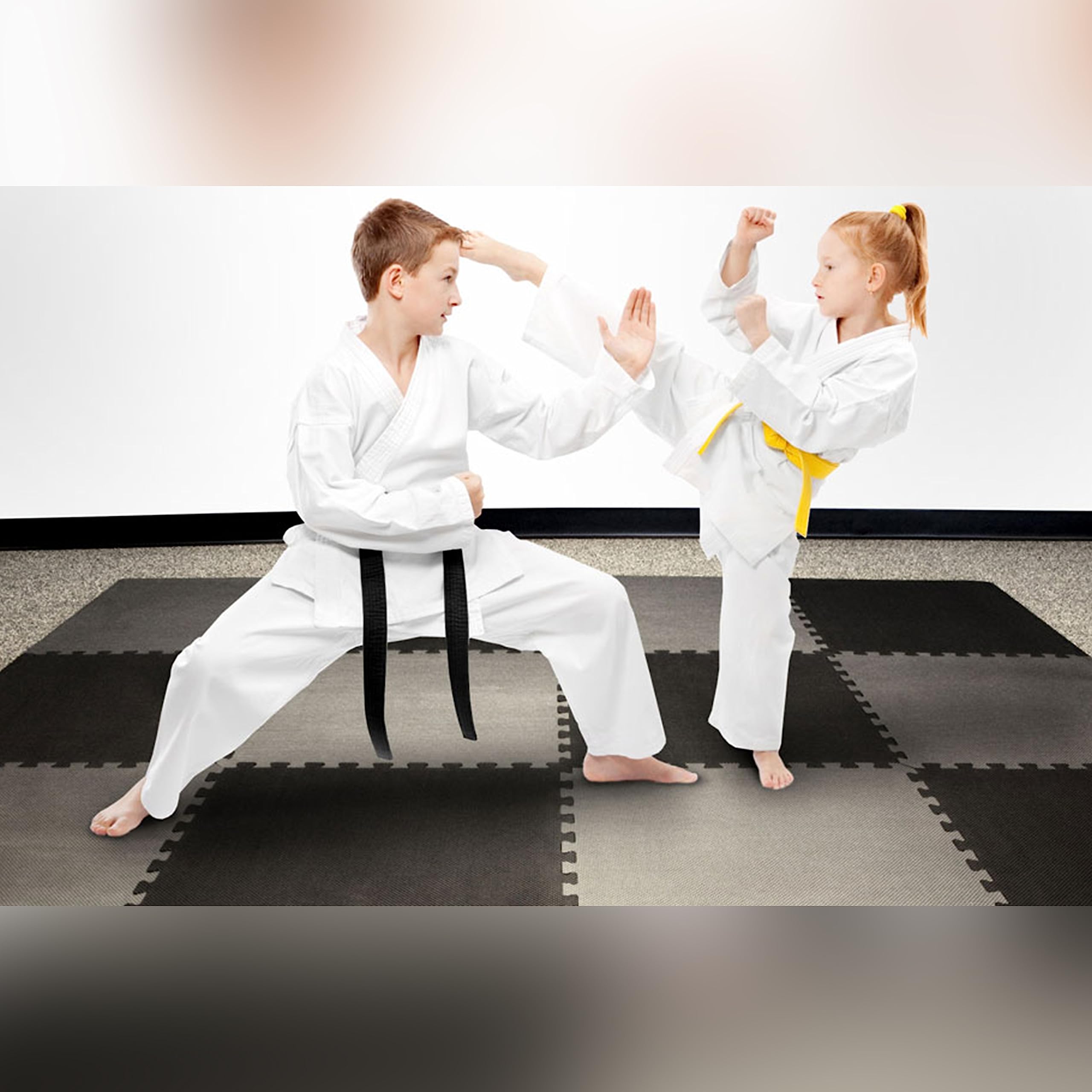 Snapklik.com : IncStores 7/8" Thick Reversible Eva Foam Exercise Mat ...