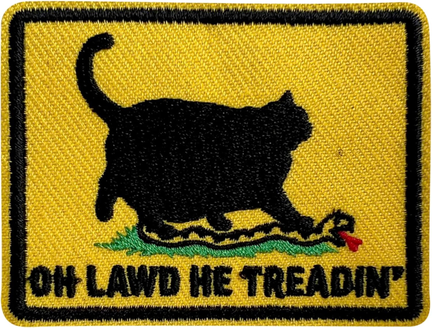 Amazon.com: Zolawe Oh Lawd He Treading Hook and Loop Patch, 3 Inches Sew On Patches, Embroidery ...