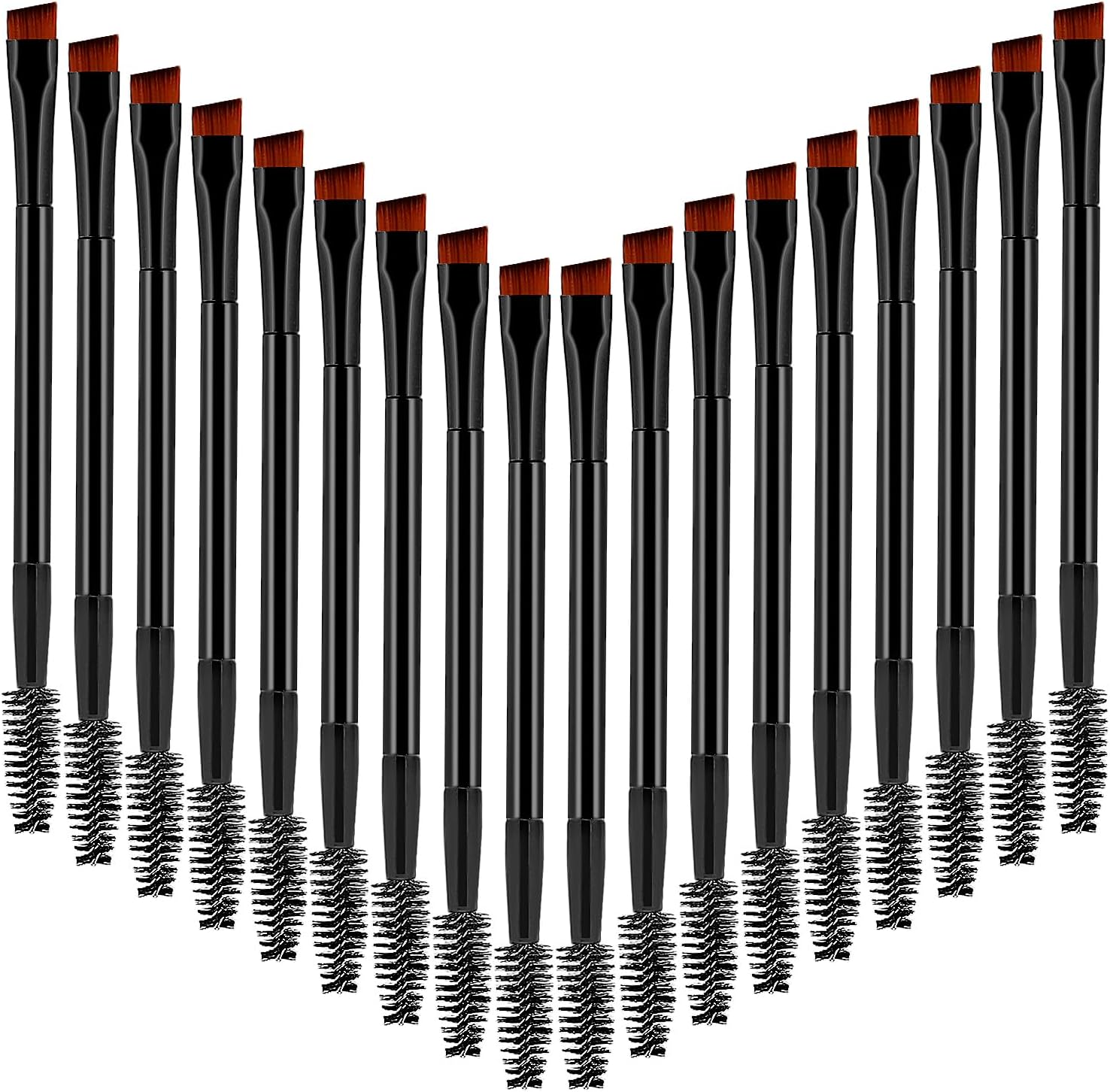 Amazon.com: 18 Pcs Eyebrow Brush, Double Ended Eyebrow Brush & Spoolie ...