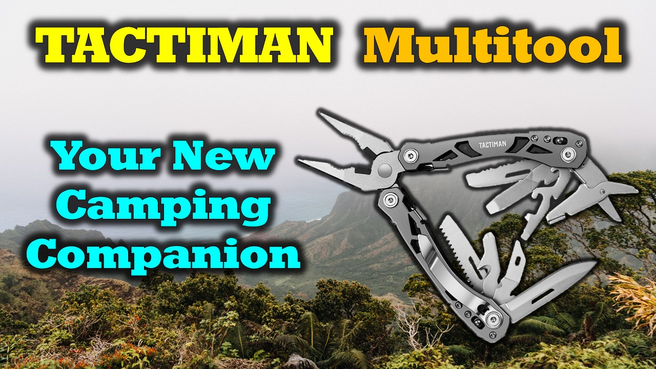 Watch Tactiman Multi-tool - A Toolbox In Your Pocket on Amazon Live