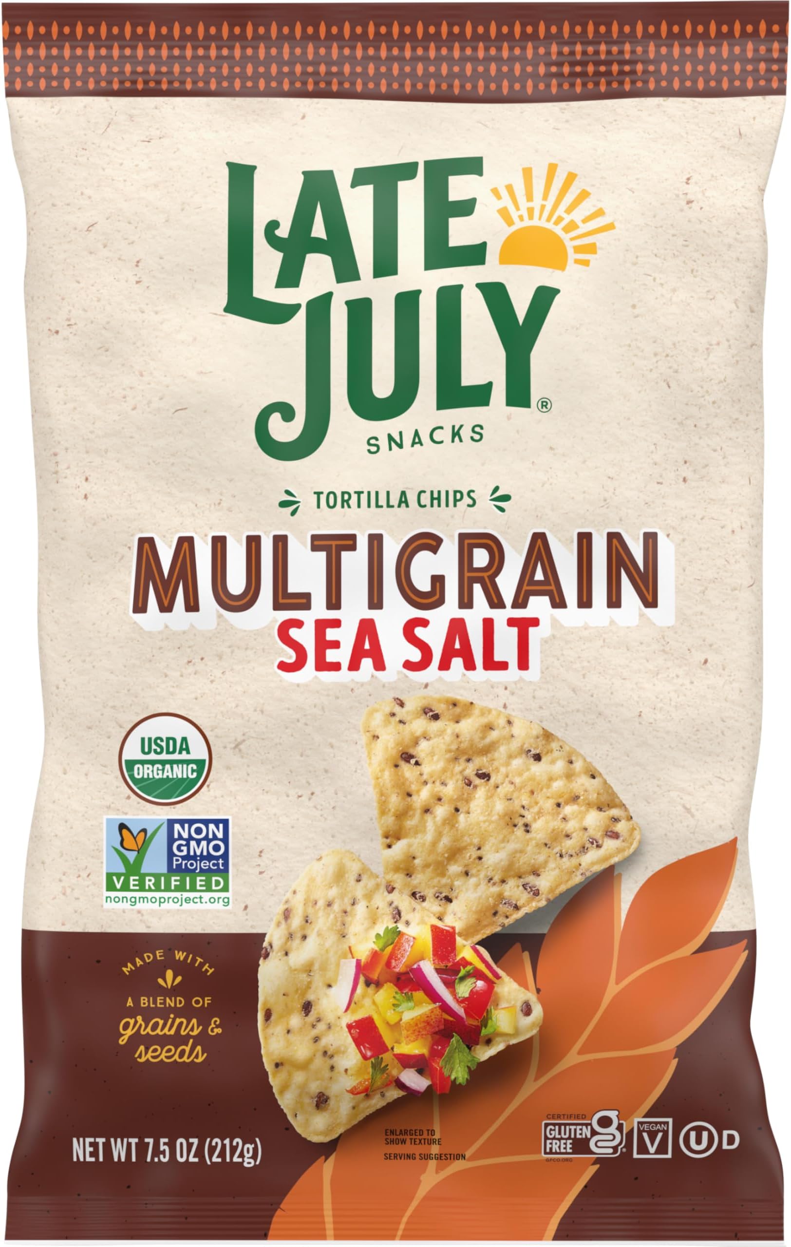 Amazon.com: LATE JULY Snacks Clásico Jalapeño Lime Tortilla Chips, 5.5 ...