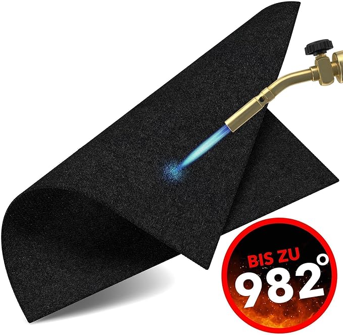 EVOCAMP Fireproof Mat 70 x 32 cm - Heat Protection Mat Heat Resistant ...