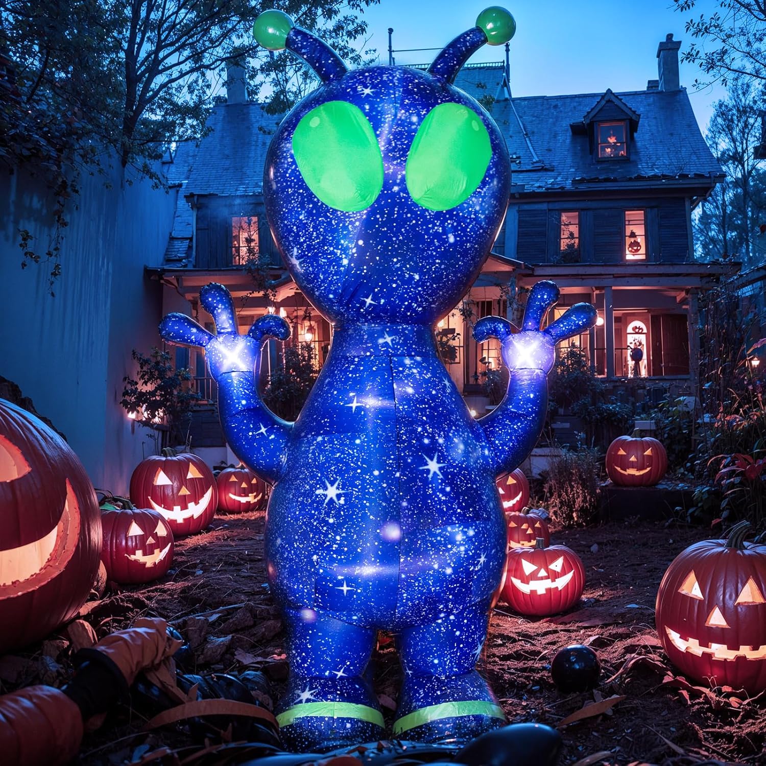 Amazon.com: Nervure 10FT Alien Inflatable - Outdoor Halloween ...