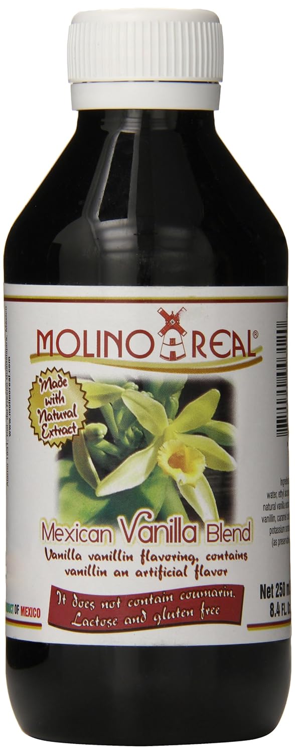 Amazon.com : Molino Real Vanilla, 8.45 Ounce : Dessert Toppings ...