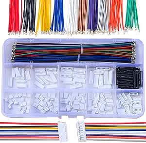 Amazon.com: Tcenofoxy Mini Micro JST Cable Connector Assortment Kit, Compatible with JST-ZH 1.5 ...