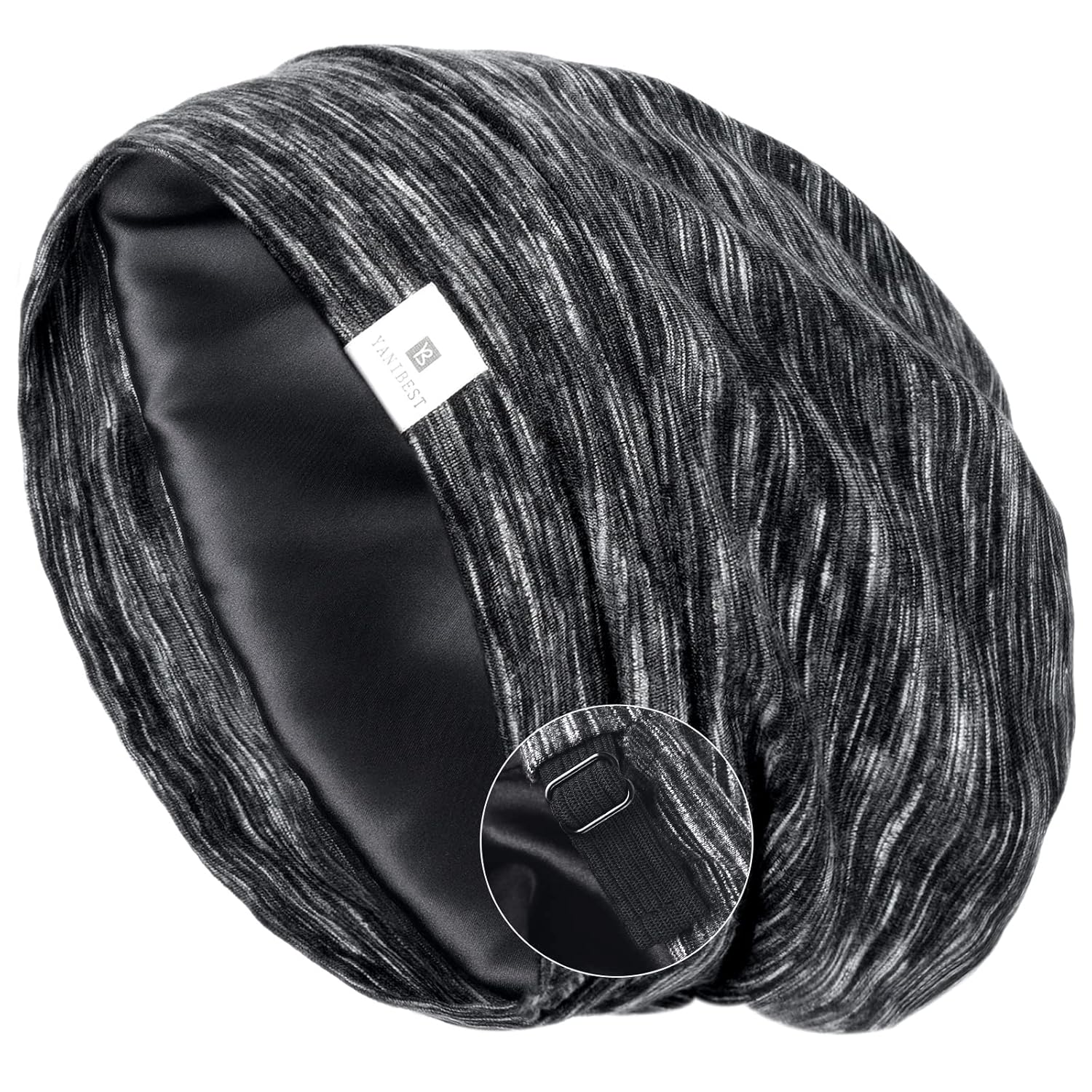 Amazon.com: YANIBEST Silk Satin Bonnet Hair Wrap for Sleeping ...