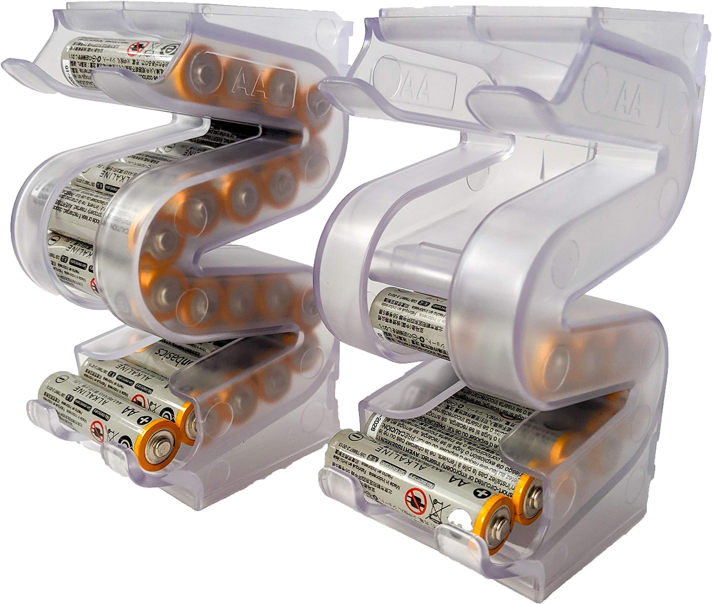 Amazon.com: Kalinar Battery Ladder™ for 20 AA Batteries | Clear ...