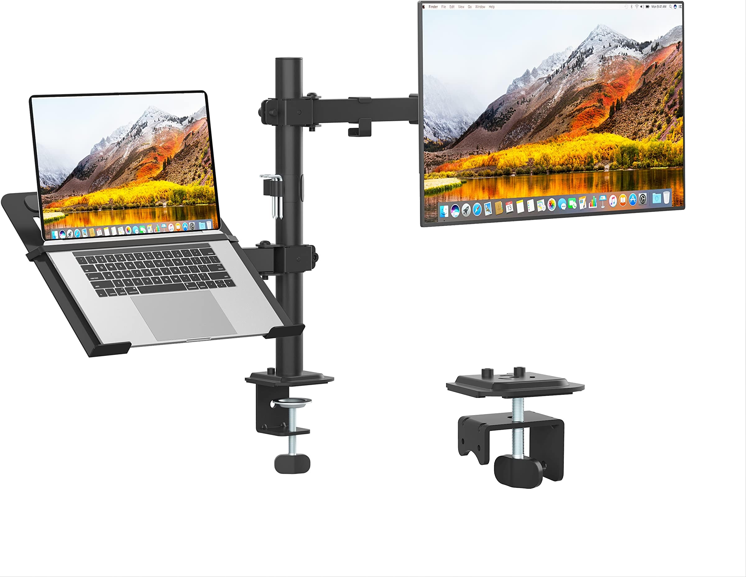 Amazon.com: HIPPOFLEX Single Laptop Desk Mount with Adjustable Vented ...