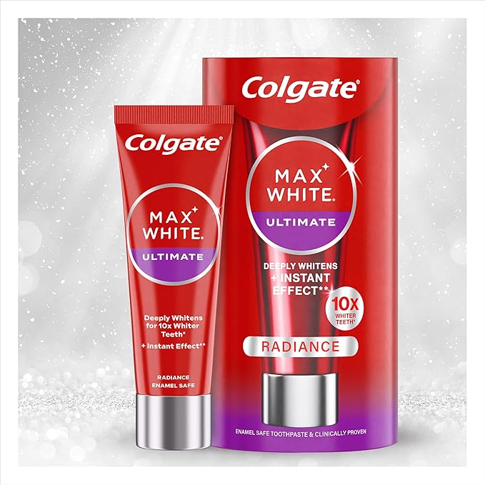 Colgate Max White Ultimate Radiance Toothpaste, At Home Whitening ...