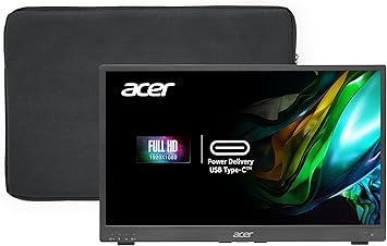 Amazon.com: Acer Portable Monitor PM181Q Abmiux 17.3" 1080P FHD IPS ...