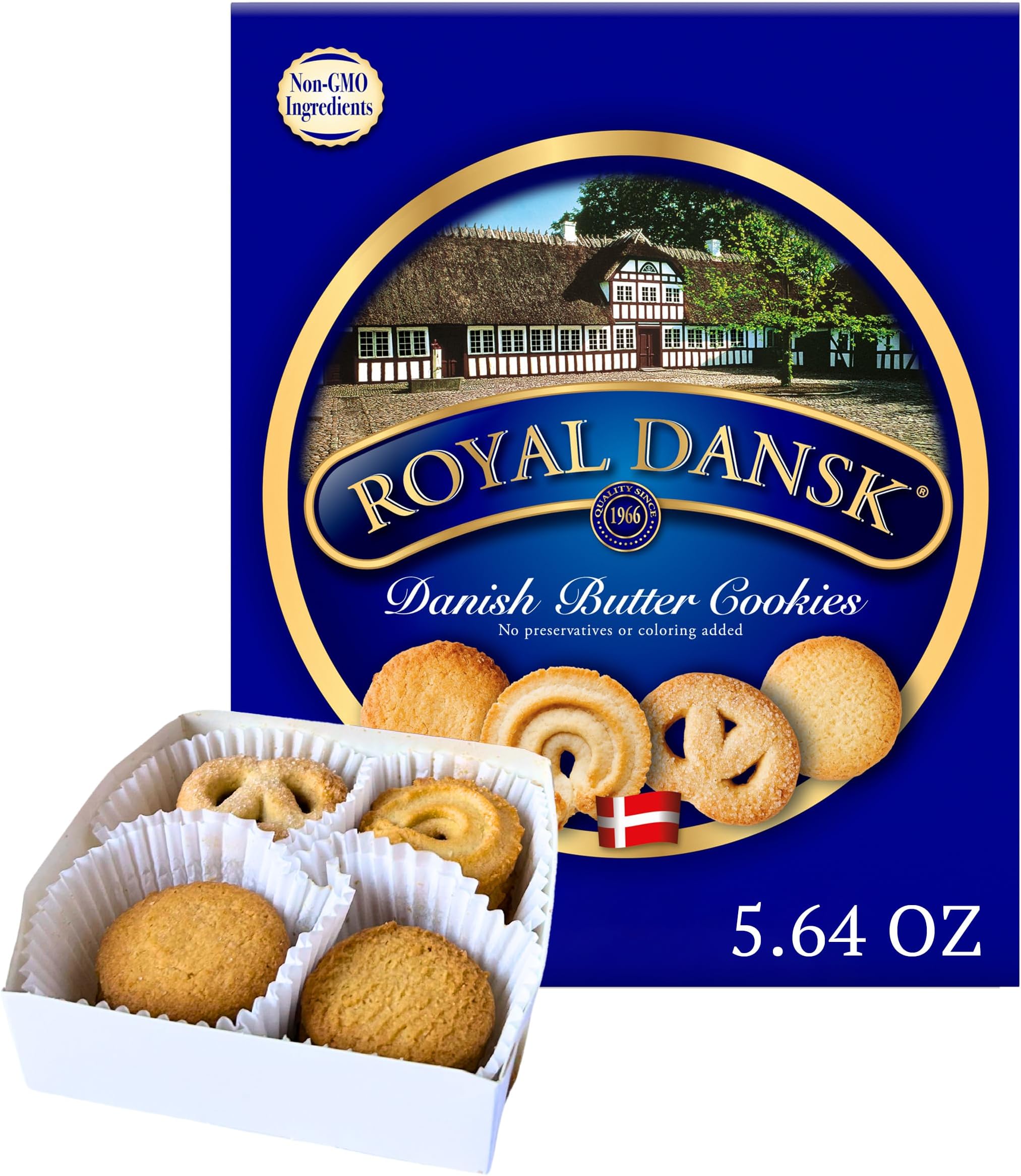 Amazon.com: Royal Dansk Cookies 5.64oz Butter Cookies : Grocery ...