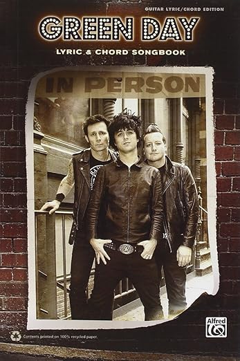 Amazon.com: Green Day - Lyric & Chord Songbook: 0884088698126: Day ...