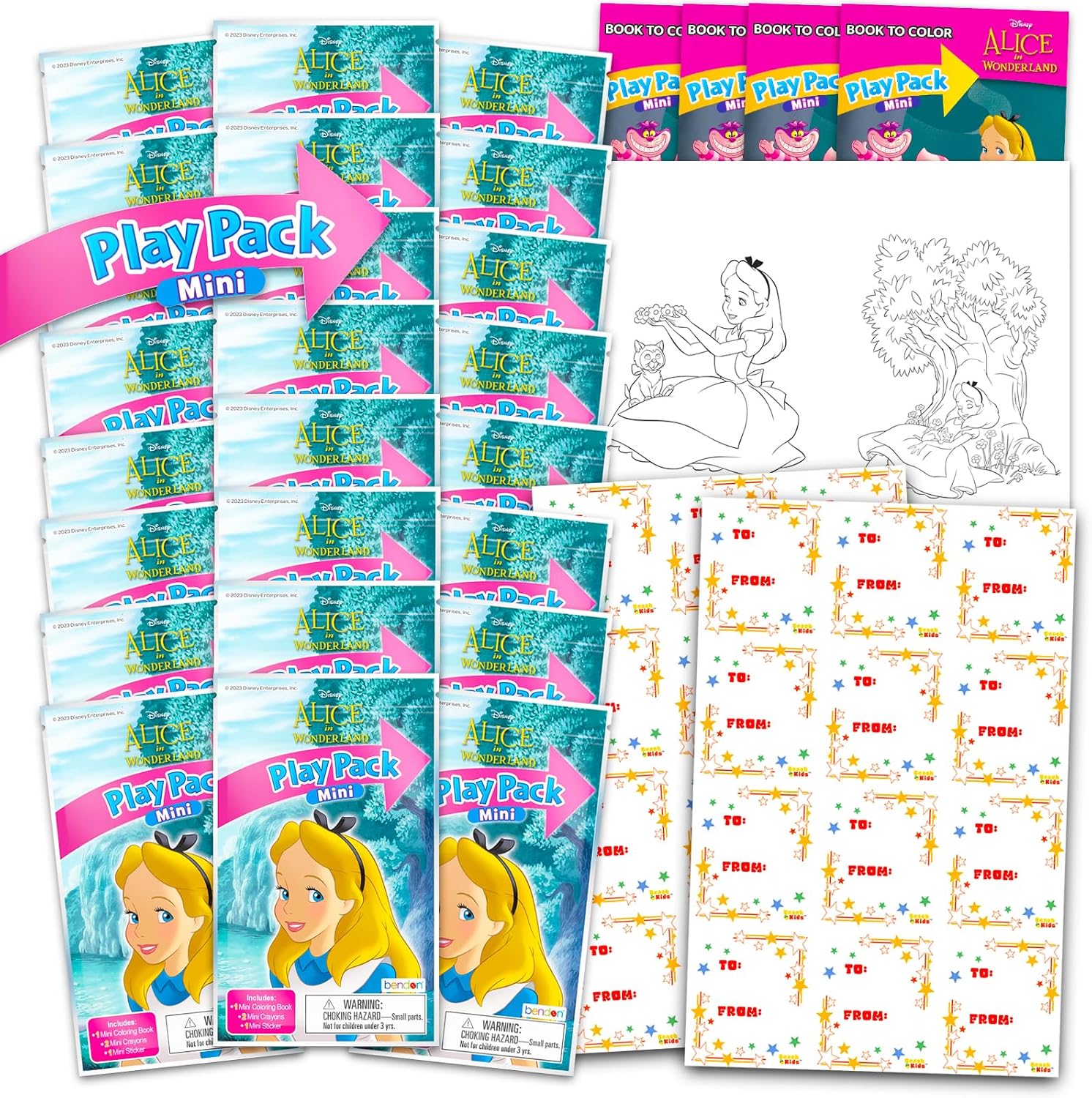 Amazon.com: Alice in Wonderland Classroom Prizes Party Favors School ...