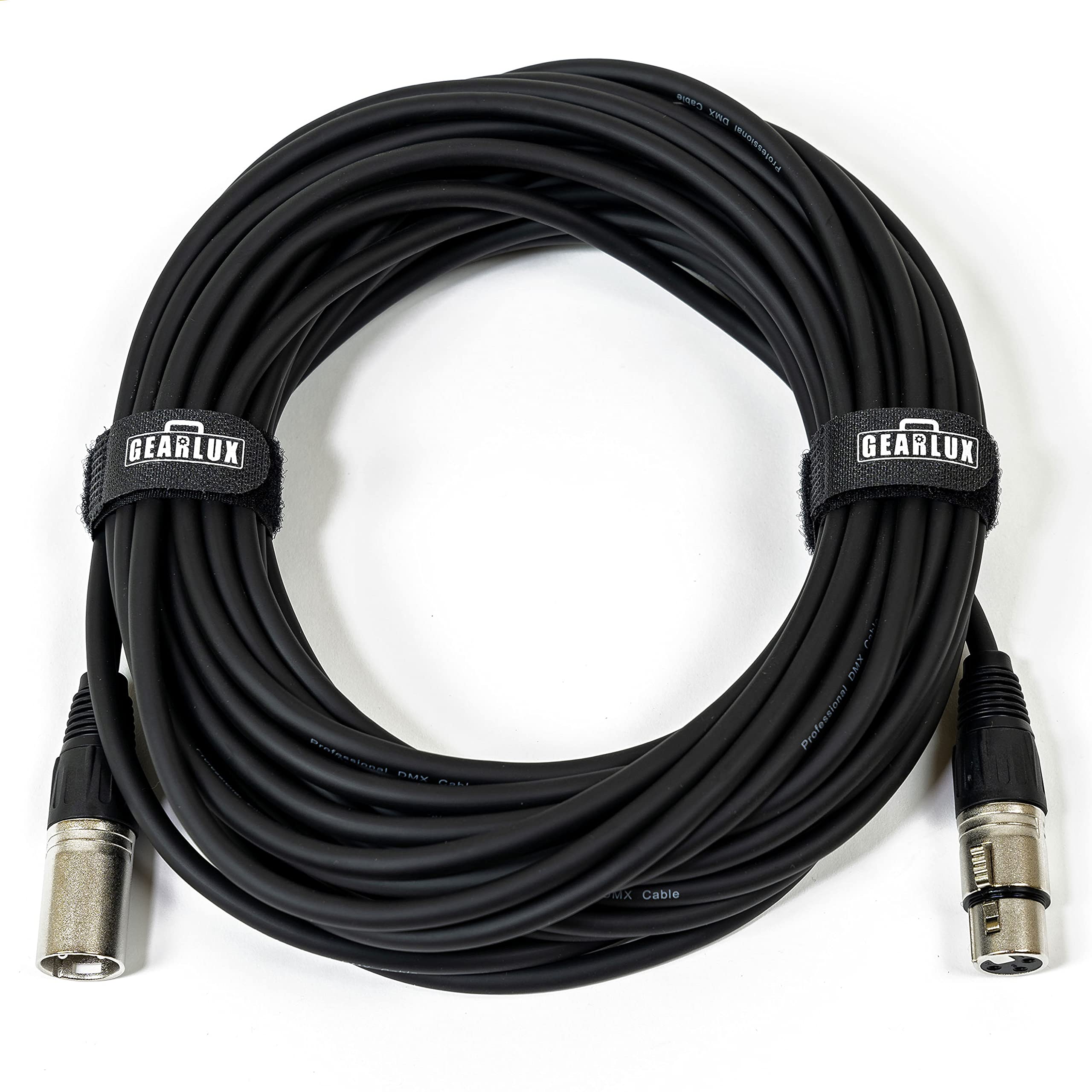 Snapklik.com : Gearlux DMX Cable 100ft 3-Pin Male-to-Female