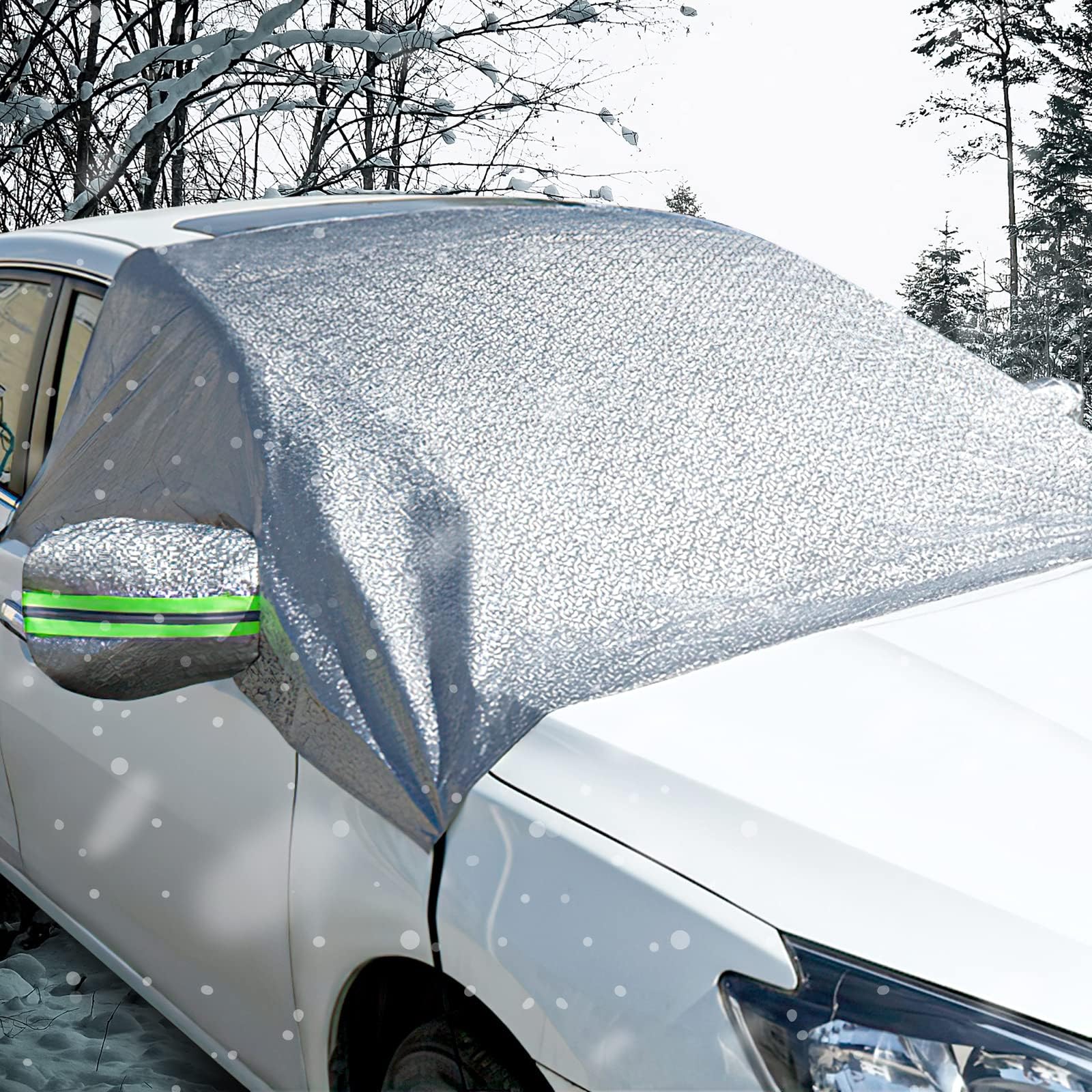 Car Windscreen Cover for Winter, Car Frost Windscreen Cover, Windshield ...