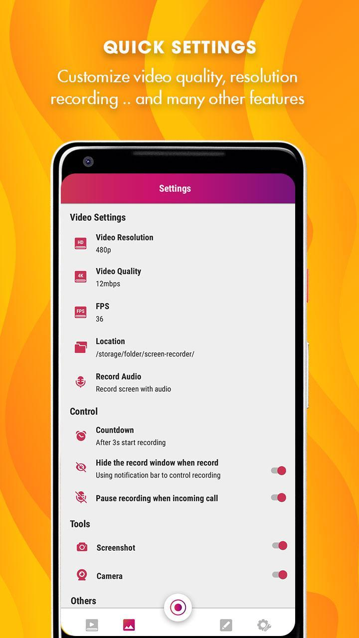 Screen Recorder with Facecam - Screenshots Capture - Application sur Amazon Appstore