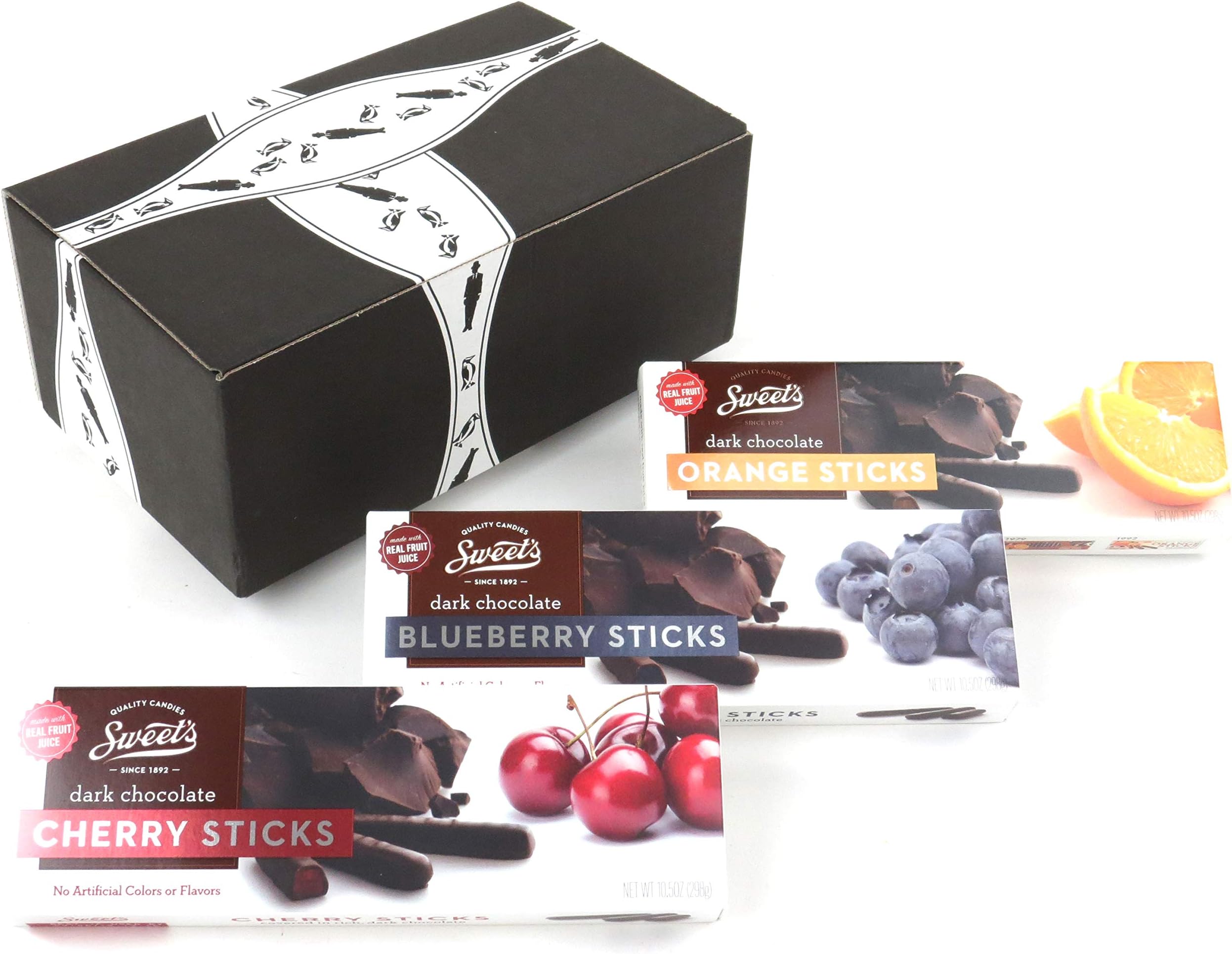 Amazon.com: Cherry and Orange Cream Filled Milk Chocolate Truffles, Individually Wrapped Gourmet ...