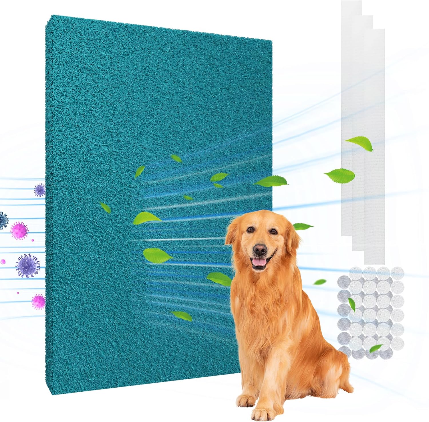 Amazon.com: Reusable Air Filter 20x30, High Air Flow Cut to Fit Furnace ...