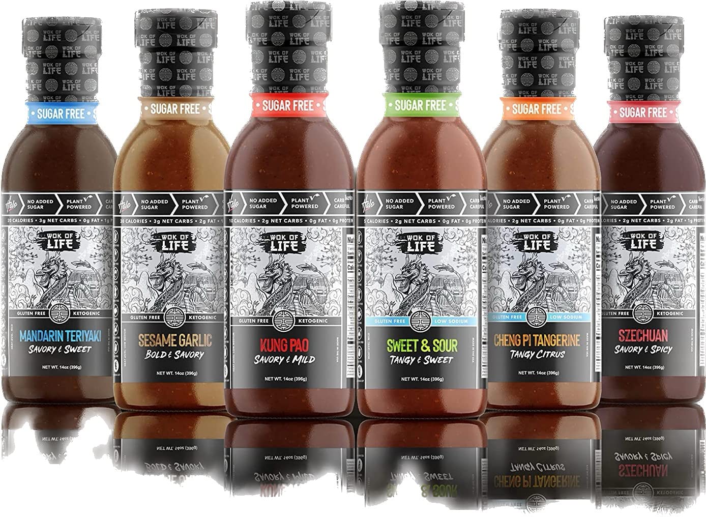 Amazon.com : Wok of Life Sugar Free Chinese Sauces (6pk Sampler ...