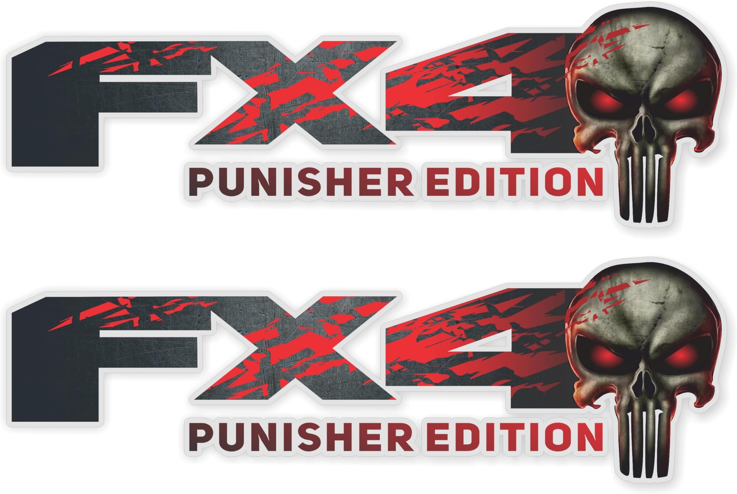 Amazon.com: Decal Mods FX4 Offroad Black Matte/Flat Decals Stickers ...