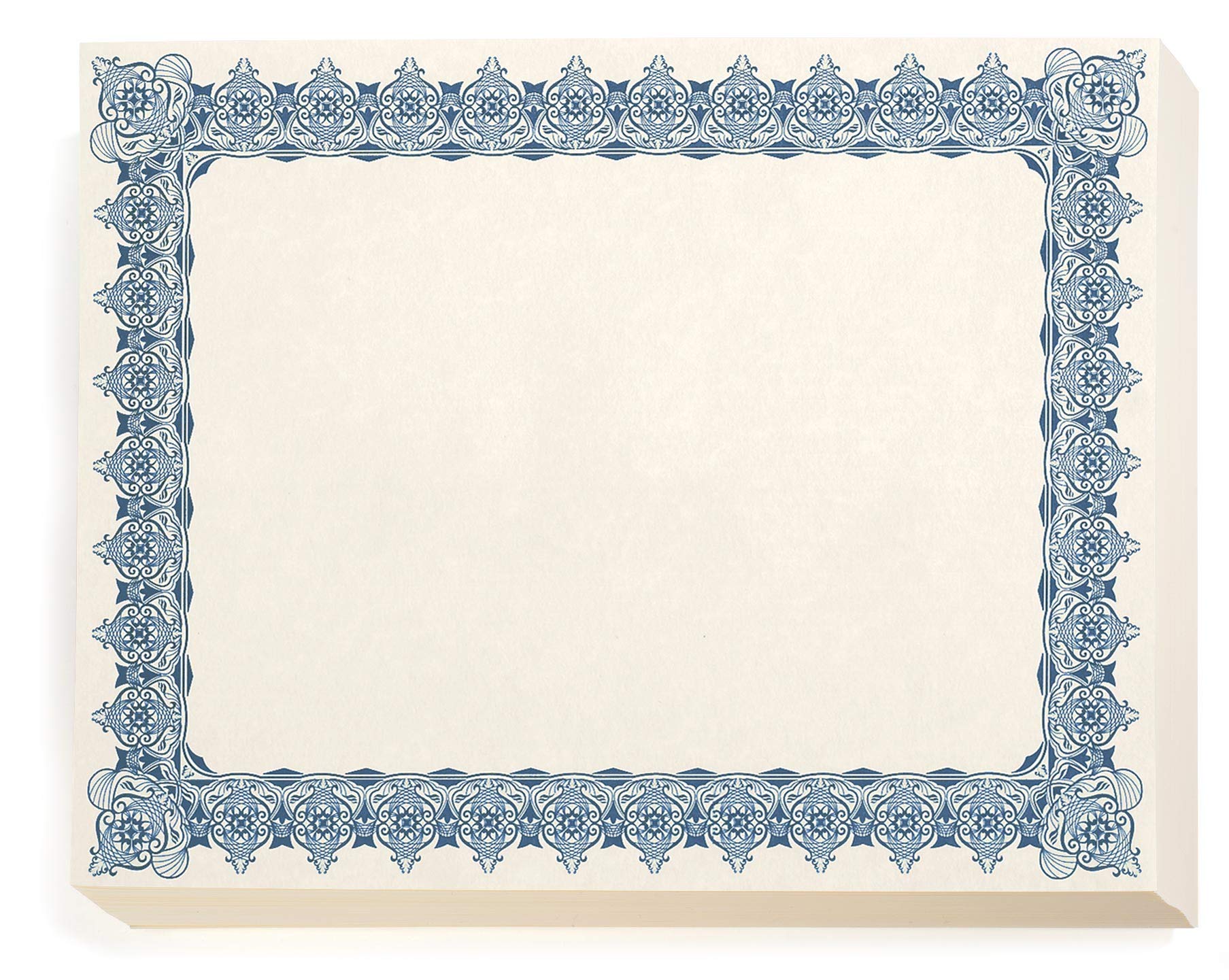 Certificate Copy PaperDirect Traditional Blue Standard Certificates ...