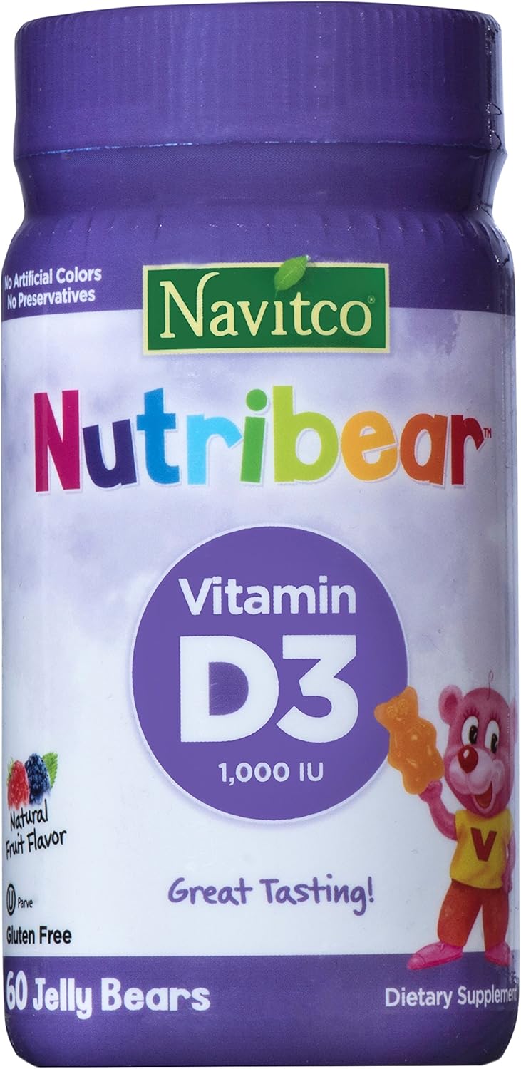 Amazon.com: Navitco,"NutriBear" Vitamin D3 1,000 IU Great Tasting, 60 ...