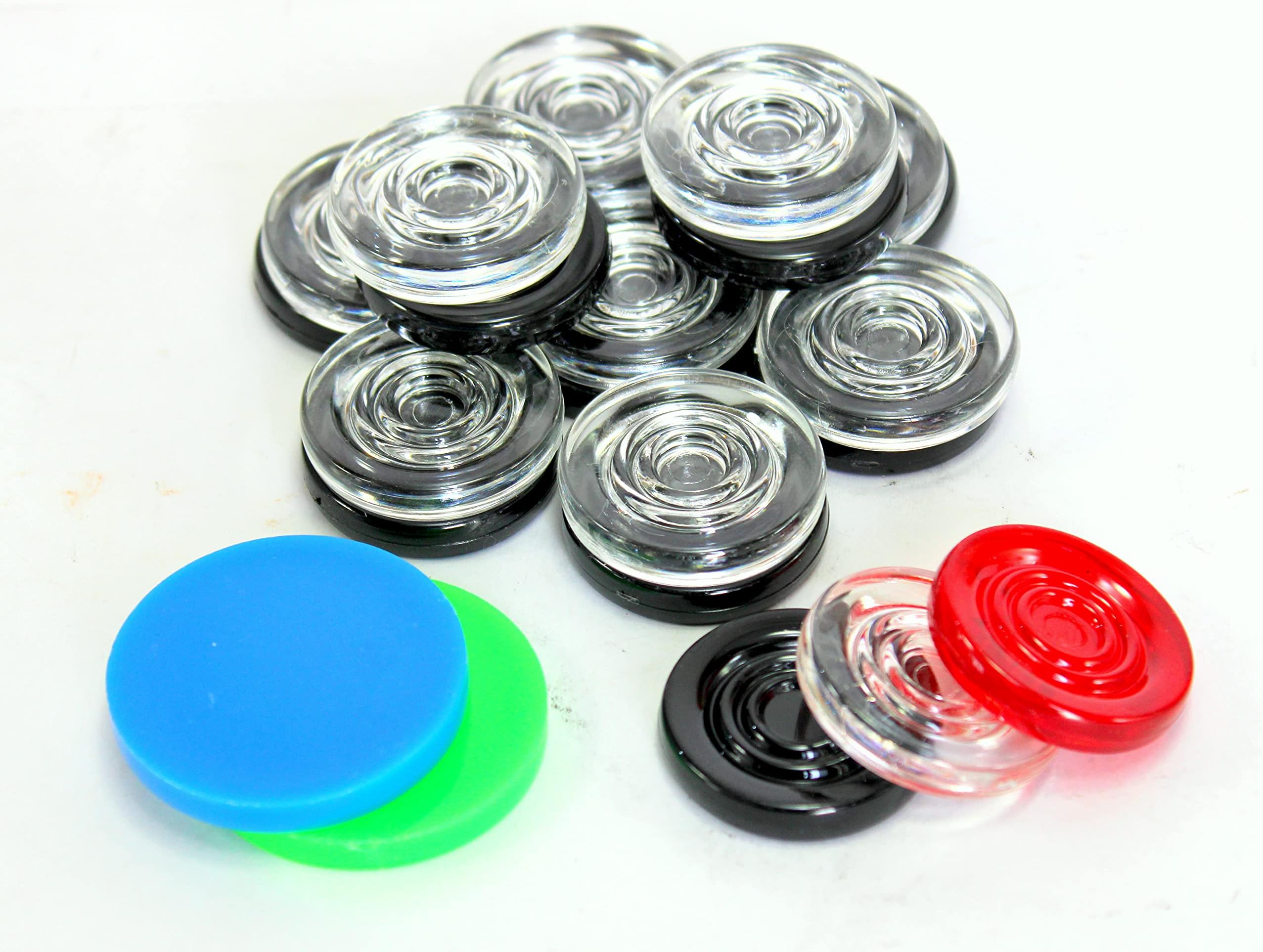 Buy StonKraft Acrylic Carrom Coin|Carrom Board Coins Pieces|Board Games ...