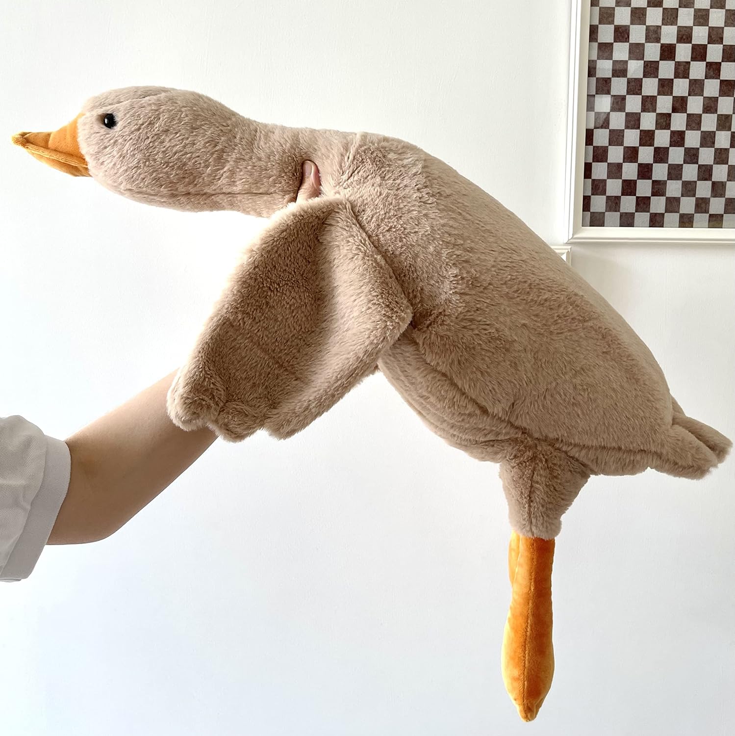 Amazon.com: Large Goose Stuffed Animal，35 Inch Tanha Big Goose Plush ...