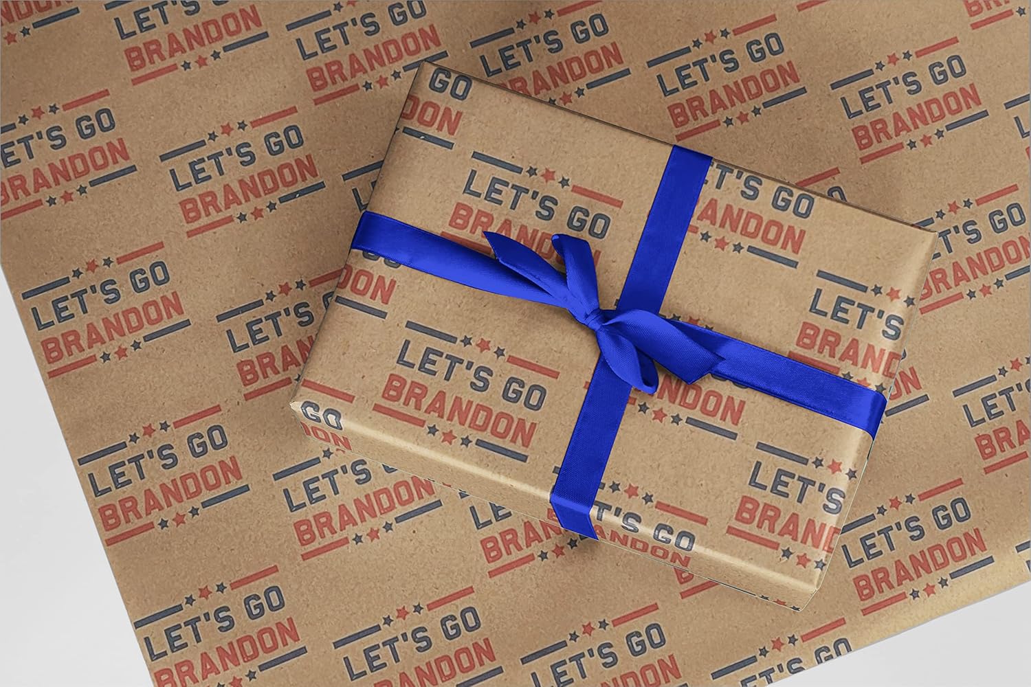 Amazon.com: Let's Go Brandon Colored on Kraft Gift Wrapping Paper - 24 ...