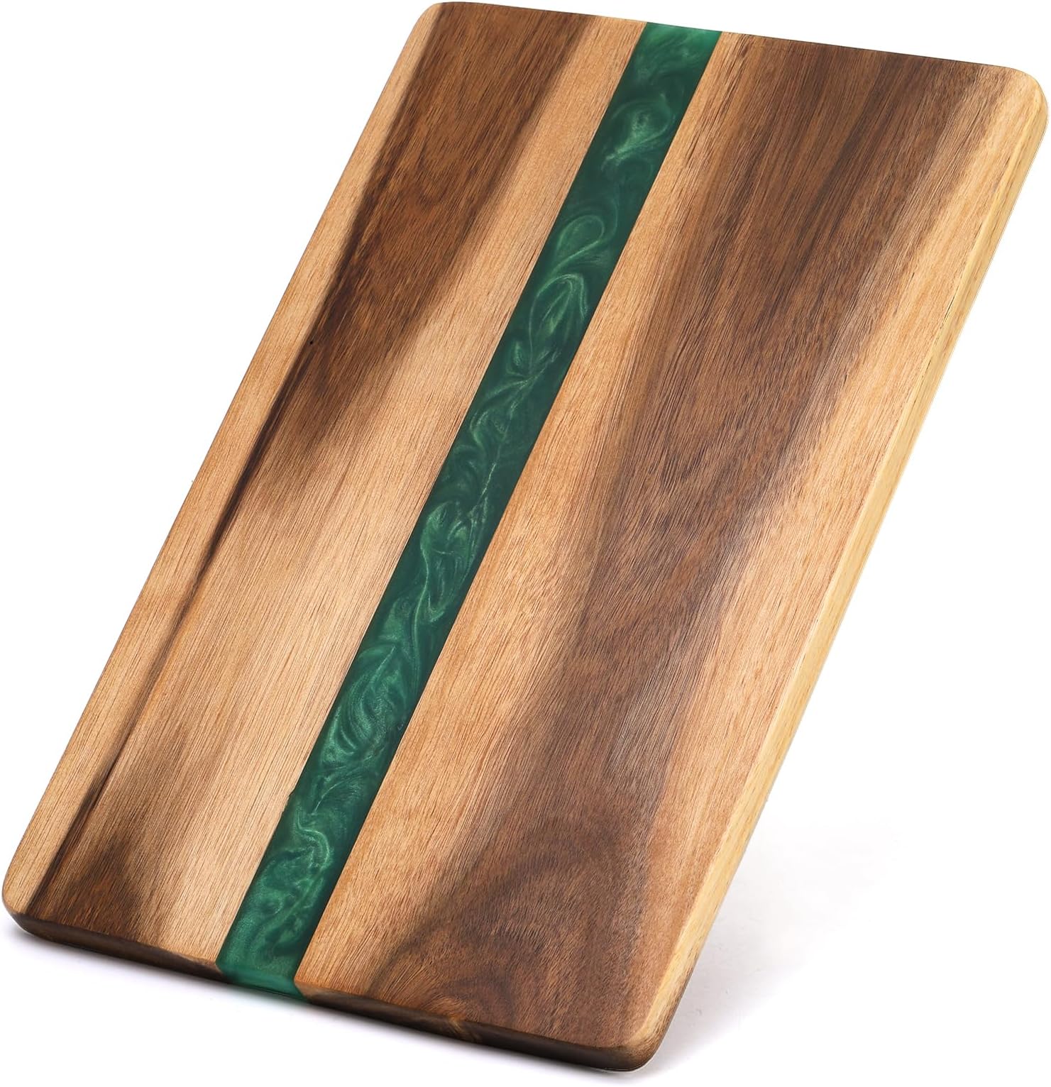 Amazon.com: Acacia Wood Decorative Cutting Board for Kitchen Meal Prep ...