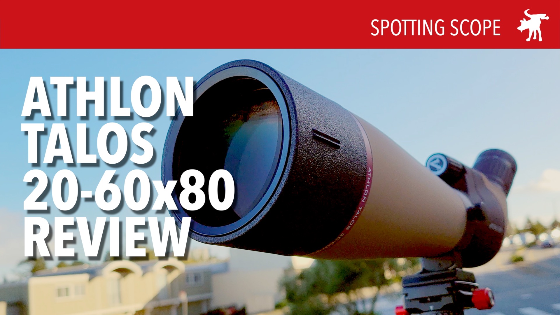 Watch Athlon Talos 20-60x80 Spotting Scope on Amazon Live