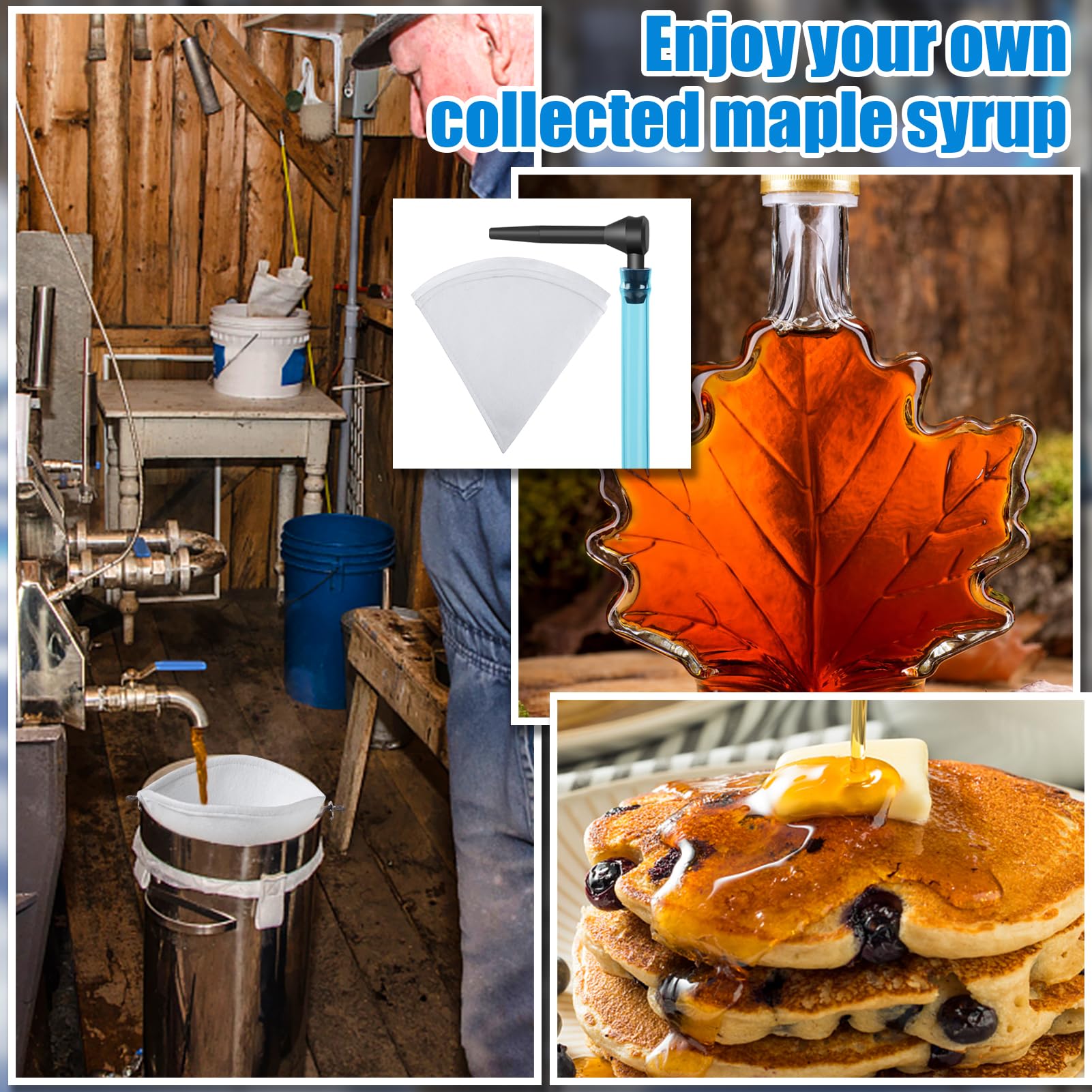 Snapklik.com : Maple Syrup Tapping Filter Kit, 10 Taps 3 Filters 10 ...