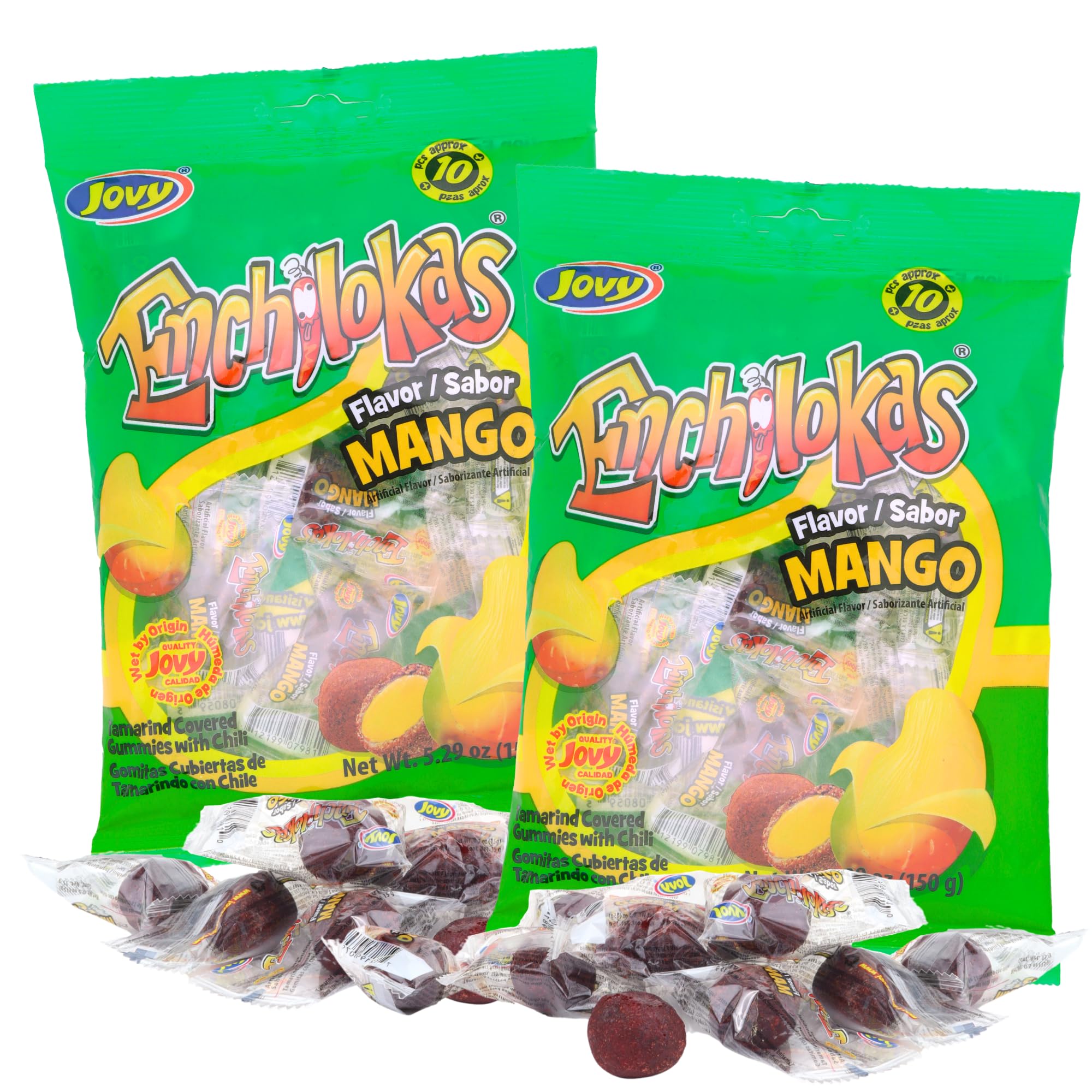 Snapklik.com : Sweetzo Spicy Mexican Gummy Candy, Individually Wrapped ...