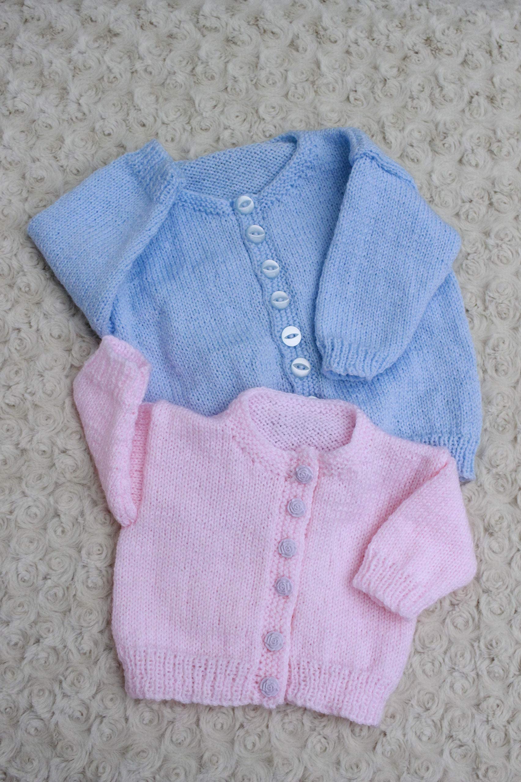 Baby Cardigan Knitting Pattern Free Premature Baby Cardigan & Hat