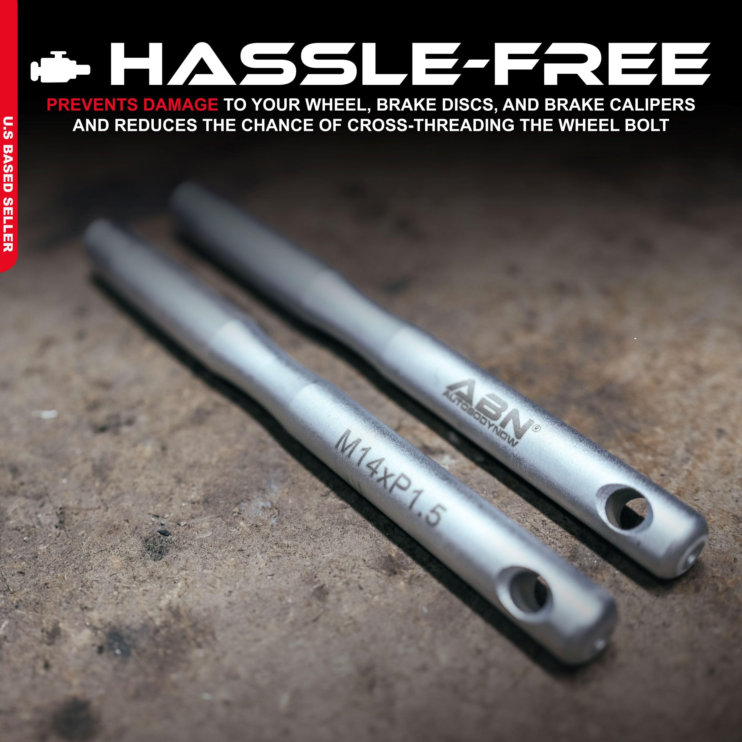 Snapklik.com : Wheel Hanger Pin Set - 2 Pack Wheel Stud Alignment Guide ...
