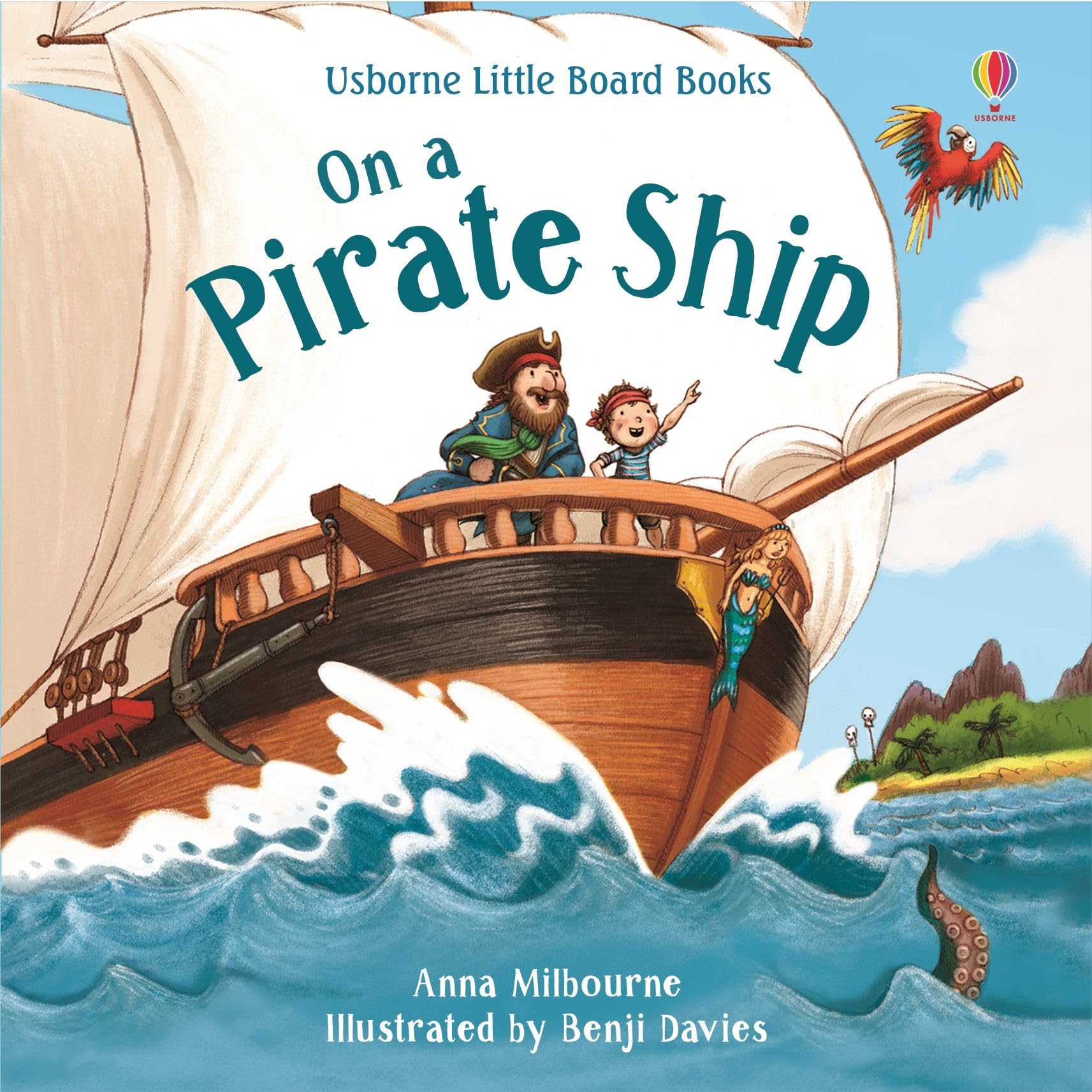 On a Pirate Ship (Little Board Books): 1: Amazon.co.uk: Anna Milbourne ...