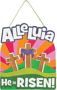 Alleluia, He is Risen Sign Craft Kit - Crafts for Kids and Fun Home ...