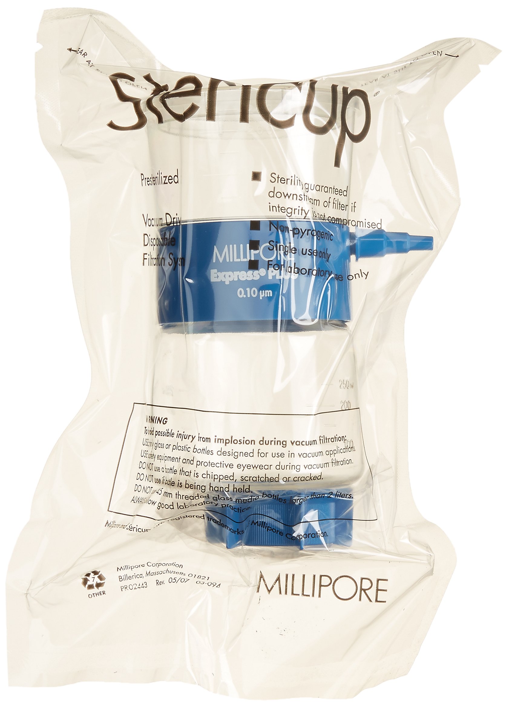 Emd Millipore Stericup Vp Scvpu02re Polystyrene Vacuum Filter Unit ...