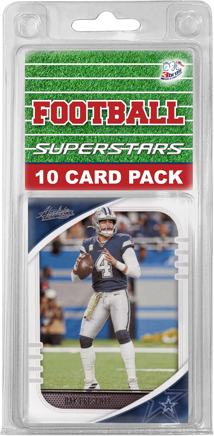 Dallas Cowboys- (10) Card Pack NFL Football Different Cowboy Superstars ...
