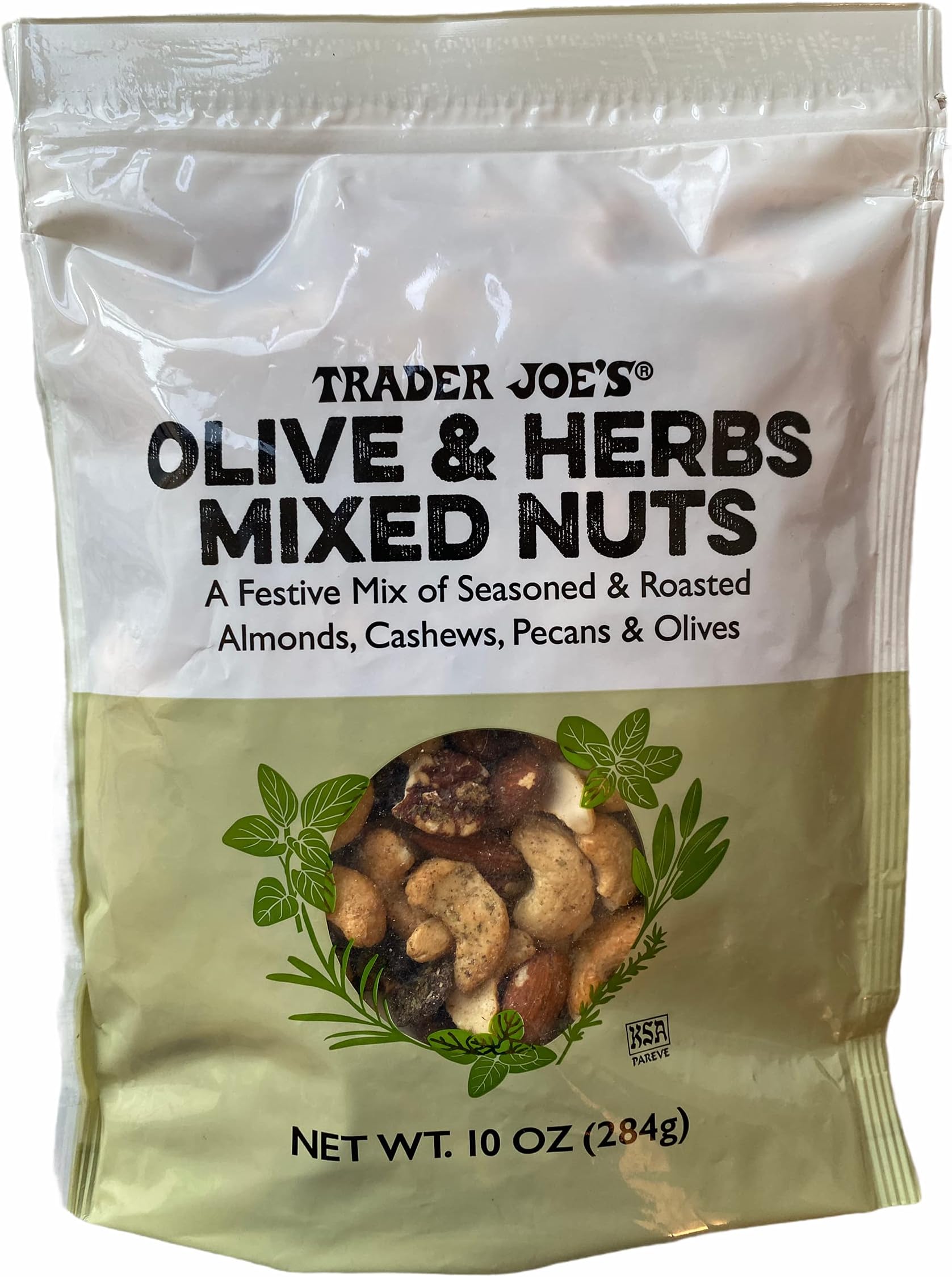 Amazon.com: Trader Joe's Olive & Herbs Mixed Nuts, 10 oz : Grocery ...